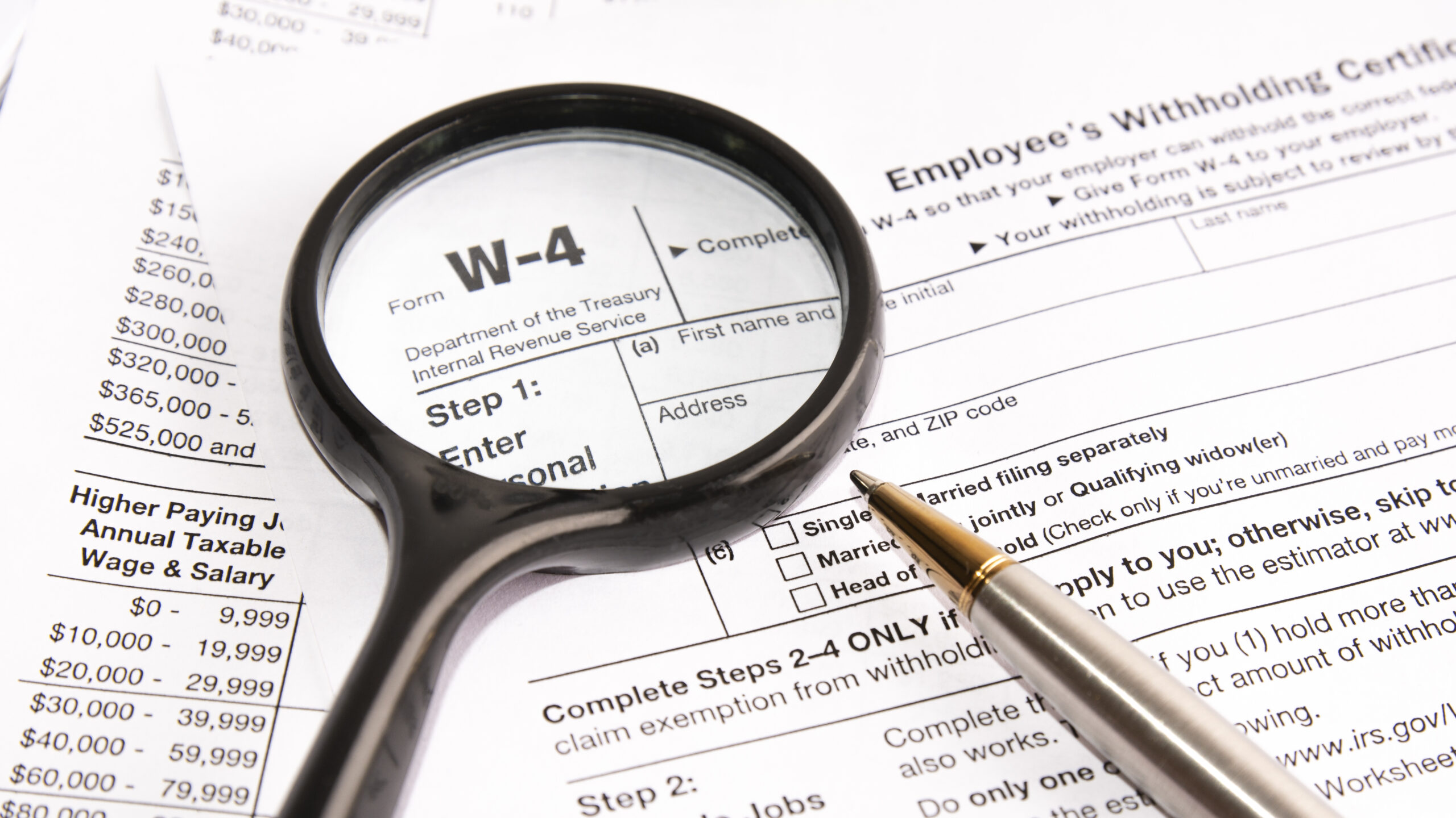 Master Your Tax Game with Updated W-4 Forms - Reynolds + Rowella. LLP